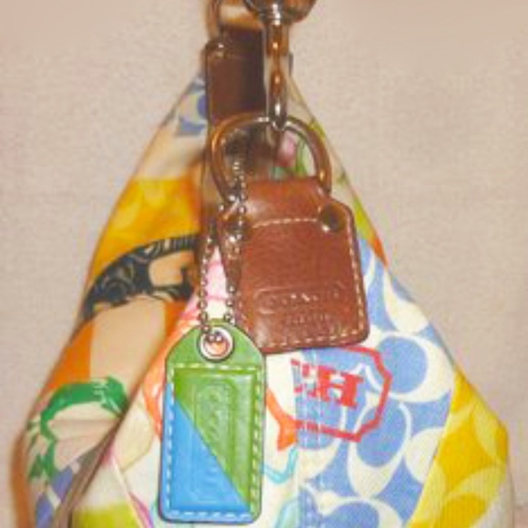 Coach | Bags | Coach Colorful Signature Monogram Shoulder Bag | Poshmark